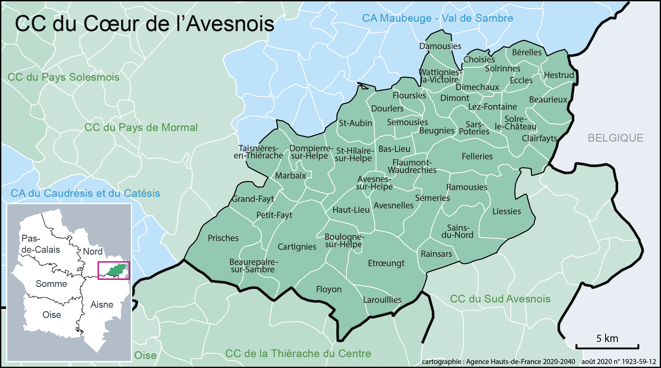 CC du Cœur de l'Avesnois | Cartothèque