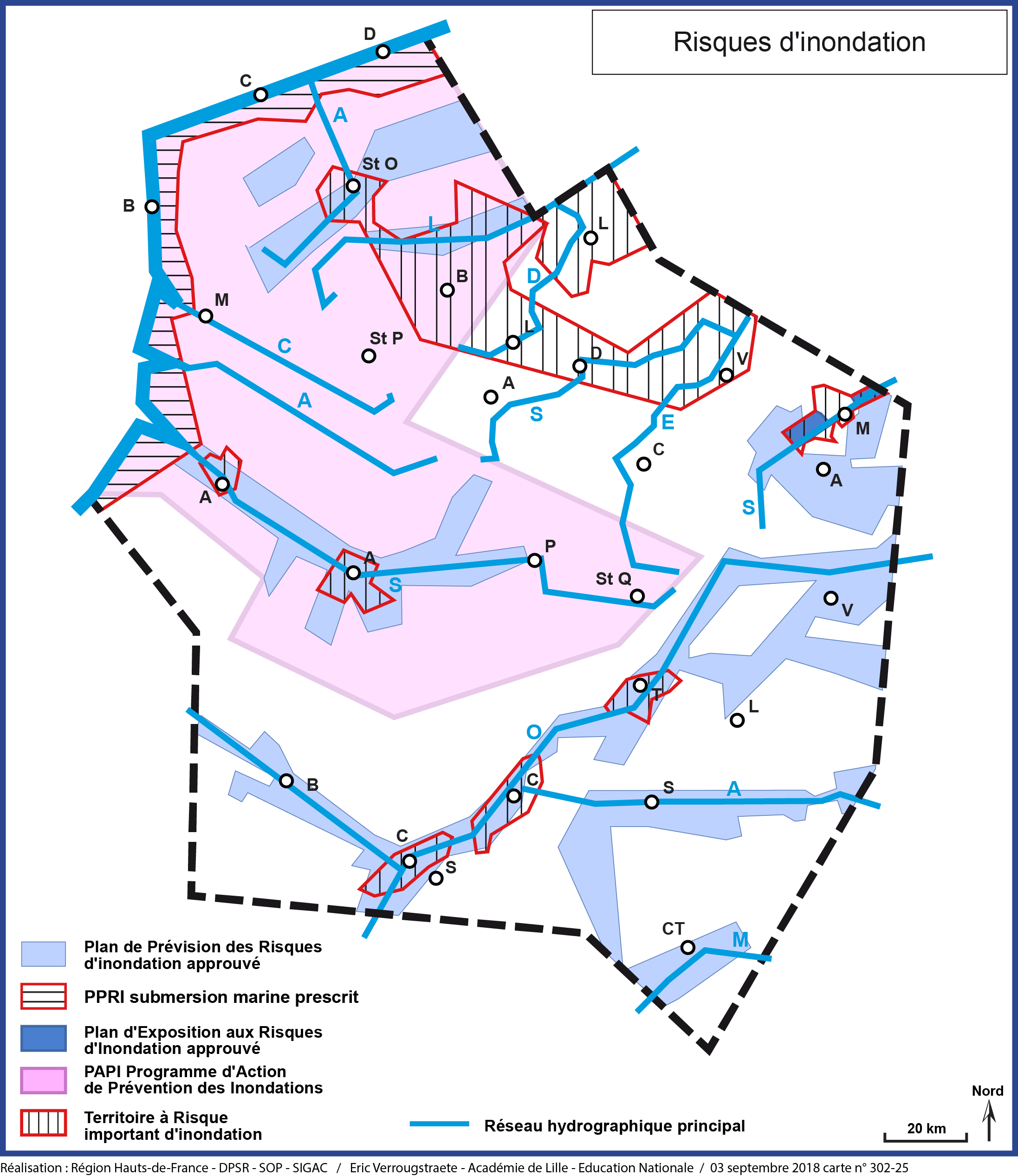 Risques d'inondation | Cartothèque